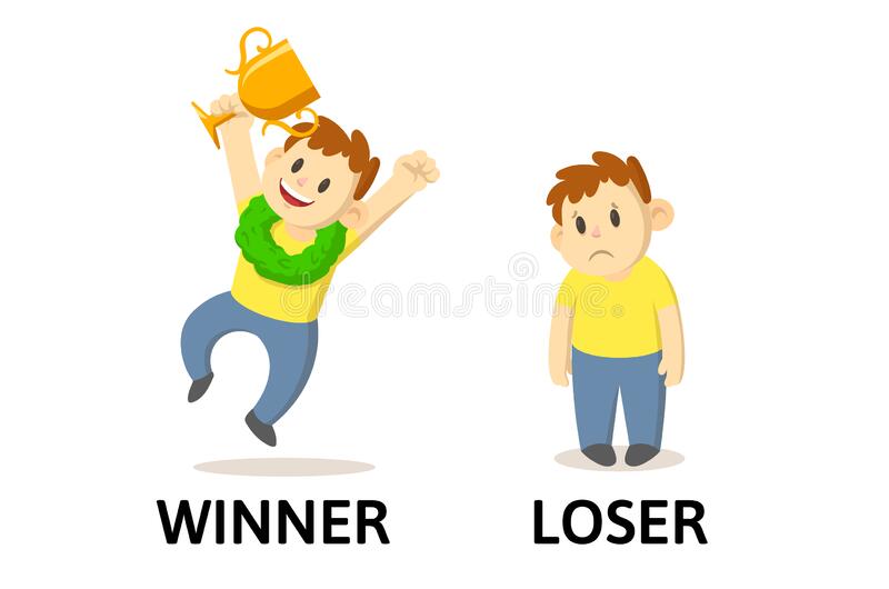 pP Poor little joey sees the right bright light of loosing as a loser